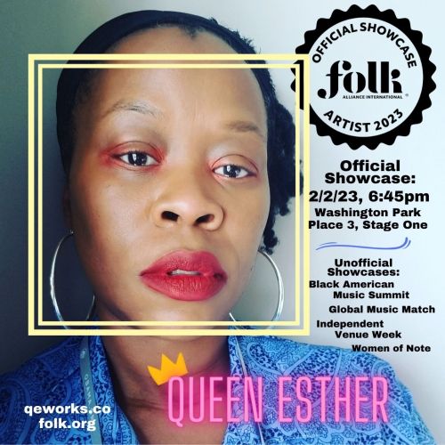 Queen Esther -- Official Showcase Artist, Folk Alliance International ...